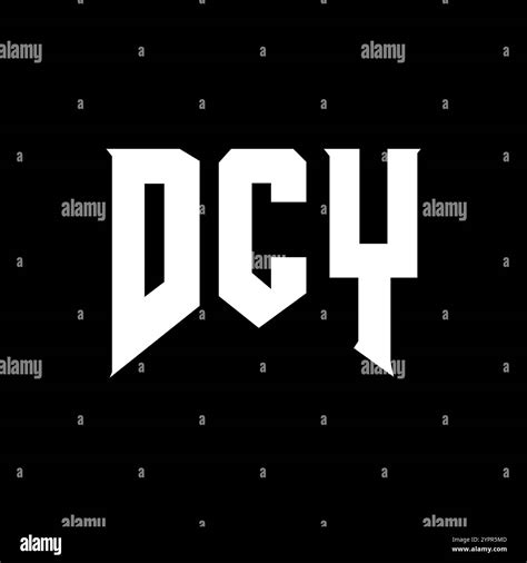 Dcy Letter Logo Design For Technology Company Dcy Logo Design Black