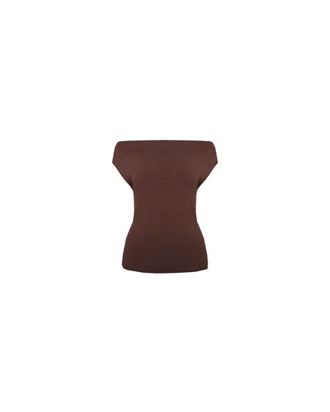 Emma Knit Top Chocolate Ruby