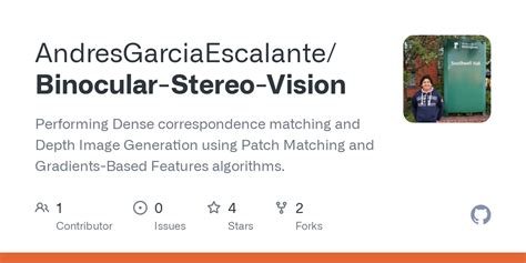 GitHub AndresGarciaEscalante Binocular Stereo Vision Performing Dense Correspondence Matching