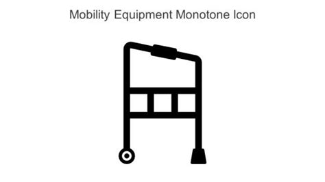 Mobility Equipment Monotone Icon In Powerpoint Pptx Png And Editable Eps Format PPT Presentation