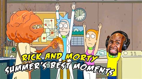 Rick And Morty Summers Best Moments Reaction Youtube