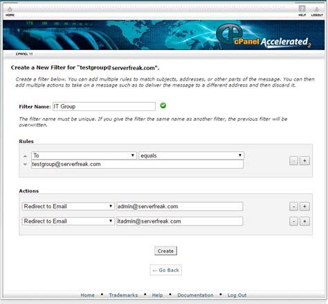 ServerFreak Technologies Sdn Bhd How To Create An Email Group In CPanel
