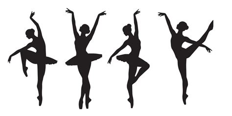 Ballerina Silhouette Clip Art 59015293 Vector Art At Vecteezy