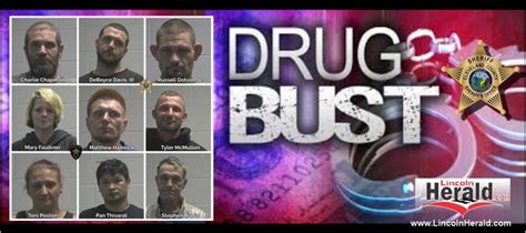 Nine Cleveland County Drug Suspects Busted
