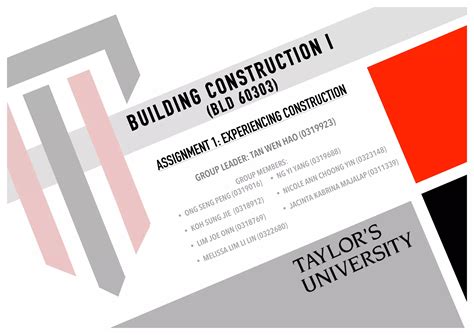 Building Construction Assignment 1 Pdf