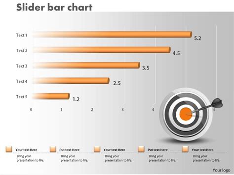 Slider Bar Chart With Target Powerpoint Graph PowerPoint Presentation Pictures PPT