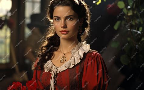 The Allure Of Legends Julia Ormond Shines In Vaudeville Film Still Premium Ai Generated Image