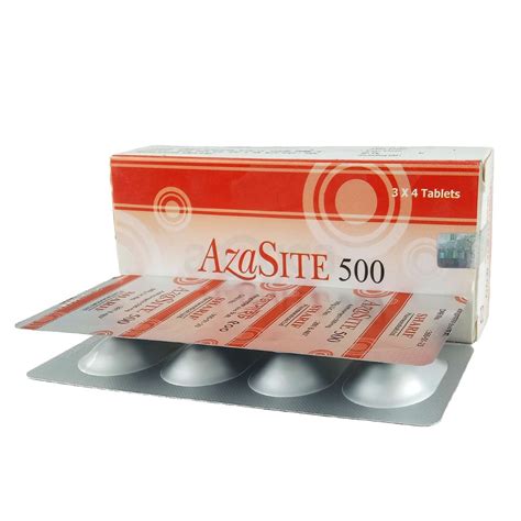 Azasite 500mg Tablet এজাসাইট ৫০০ মিগ্রা ট্যাবলেট Arogga Online