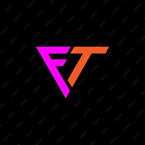 Premium Vector Ft Logo Vector Design Template