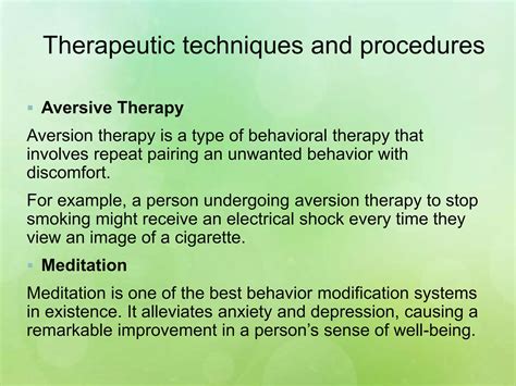 Behavioral Modification Ppt