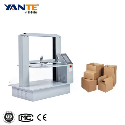 Laboratory Instrument For Corrugated Box Carton Compression Testing Test Carton Compression