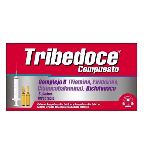 Tribedoce Compuesto Solución Inyectable 3 Ampolletas Bodega Aurrera