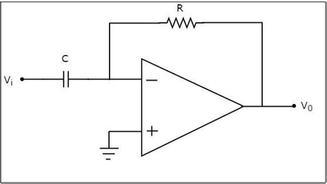 Op Amp Integrator Circuit Design Circuit Diagram