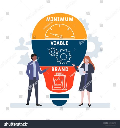 Flat Design People Mvb Minimum Viable Stock Vector Royalty Free