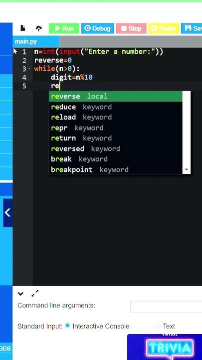 Reverse Of Number In Python Codinglife Programminglanguage Shortvideo Youtube