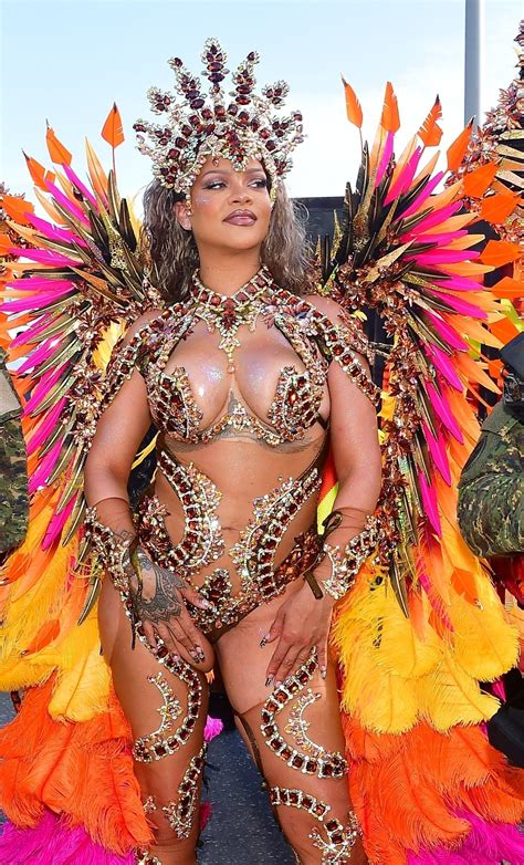 Rihanna Queen Of Crop Over Returns To Carnival In Style Vogue