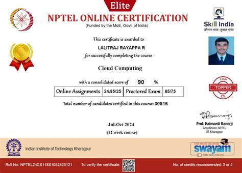 Cloudcomputing Iitkharagpur Nptel Lalitraj Rayappa R