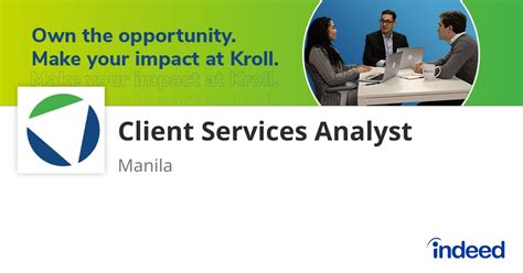 Client Services Analyst Manila