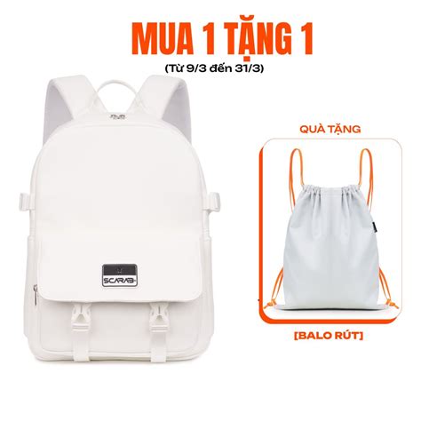 Balo Da Pu Ba Lô Thời Trang Scarab Chapter Leather Backpack Unisex