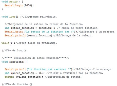 08 fonctions plaisirarduino