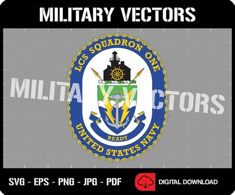 Lcs Squadron One U S Navy Littoral Combat Ship Patch Logo Decal Emblem Crest Insignia