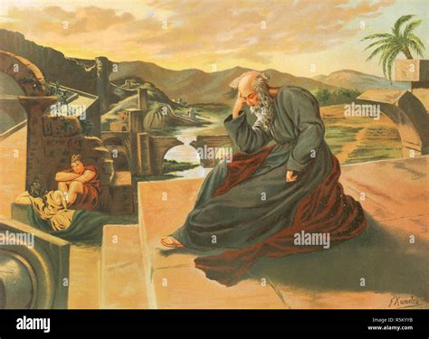 The Hebrew Prophet Jeremiah 650 Bc 585 Bc Weeping The Misfortunes Of