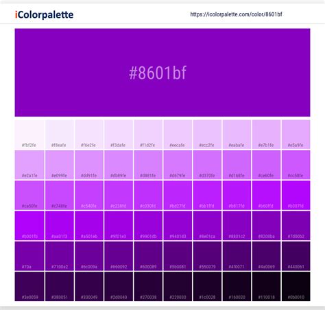 Violet Poison Color Conversion Cmyk Hsl Rgb Pantone Printing Match
