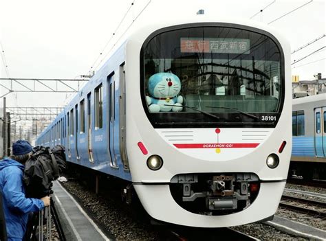 50th Anniversary Doraemon Train Brings Cheer To Tokyo