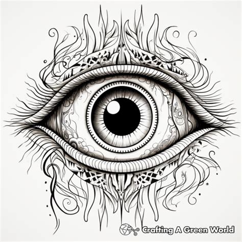 Eye Coloring Pages Free And Printable