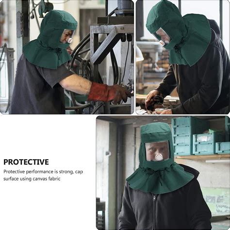 Buy Sand Blasting Hood Abrasive Sandblaster Wind Dust Anti Tool Useful