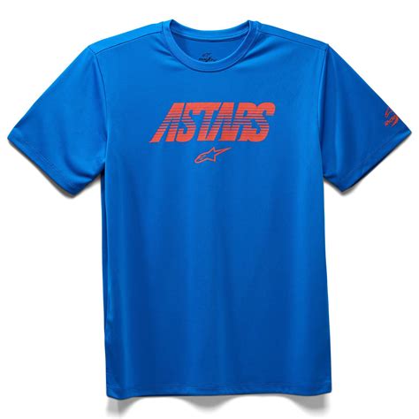 2021 Alpinestars Tech Angle Performance Tee Blue Aomcmx