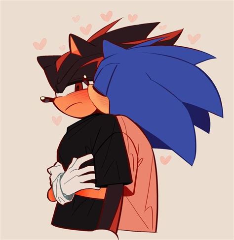 Sonadow Sonic X Shadow Fanart Hedgehog Art Cute Drawings
