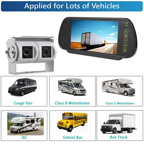 Caméra De Recul Kit De Caméra De Recul Ahd 720p Blanche à Double