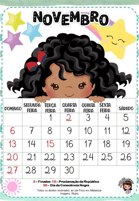 Calendário Mensal 12 Calendário Mensal Calendário Escolar Calendário