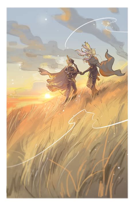 Warrior Of Light Zero And Reaper Final Fantasy And 1 More Drawn By