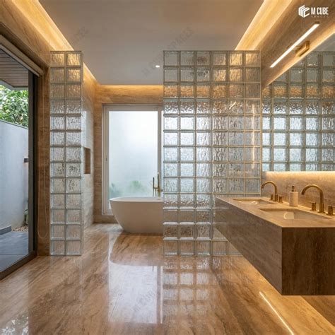 Mcs Gb 108 Decorative Glass Brick For Light Diffusing Walls And Partit