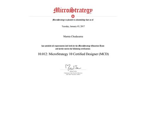 10012 Microstrategy 10 Certified Designer Mcd Ppt