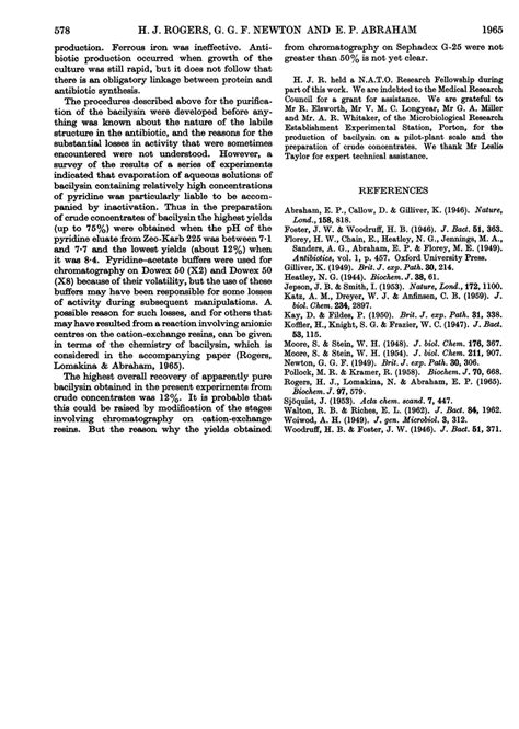 Production And Purification Of Bacilysin Pmc