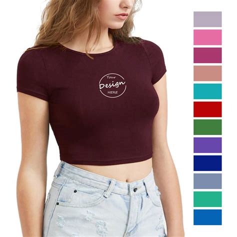 Wholesale Summer Custom Logo Short Ladies Club Tank Top Multi Colors O
