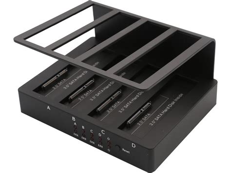 Syba Sy Enc50092 Usb 3 0 Or Esata 4 Bay Hdd Dock With Raid 0 1 3 5 10