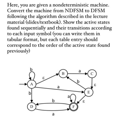 Solved Here You Are Given A Nondeterministic Machine Chegg