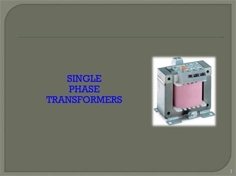Transformer Ppt