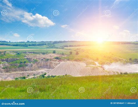Extraction Of Limestone In An Open Pit In Moldova Stock Image Image Of Ecology Limestone
