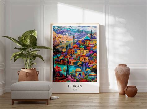 Tehran Poster Iran Poster Persian Poster Middle Eastern Poster