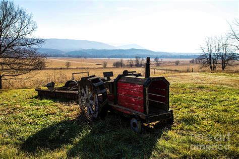 Wooden Tractor Stands Abandoned Photograph By Steve Kwiatkowski Pixels