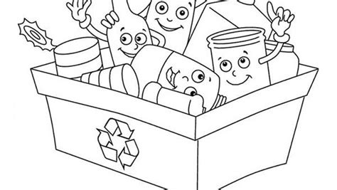 85 Desenhos Educativos Sobre O Lixo Para Colorir