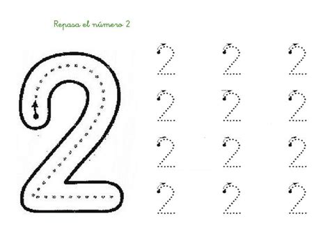 Conocemos Al Número Dos Numero Dos Preescolar Aprendiendo A Contar