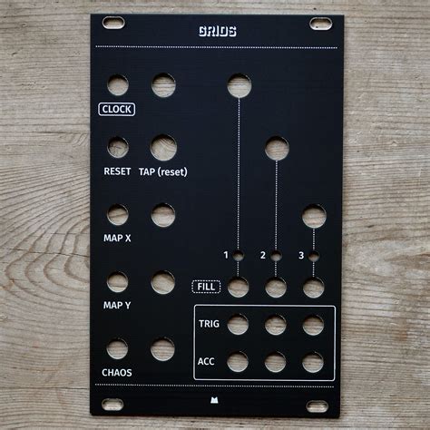Grids Black Panel Mörk Modules