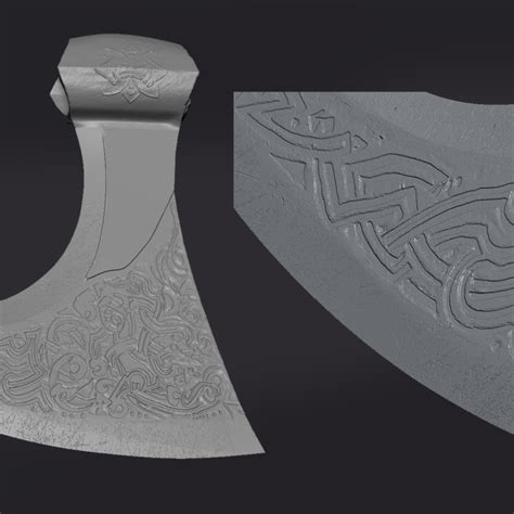 Viking Axe Hero Asset Game Ready 3d Viking Axe Hero Asset Game Ready 3d