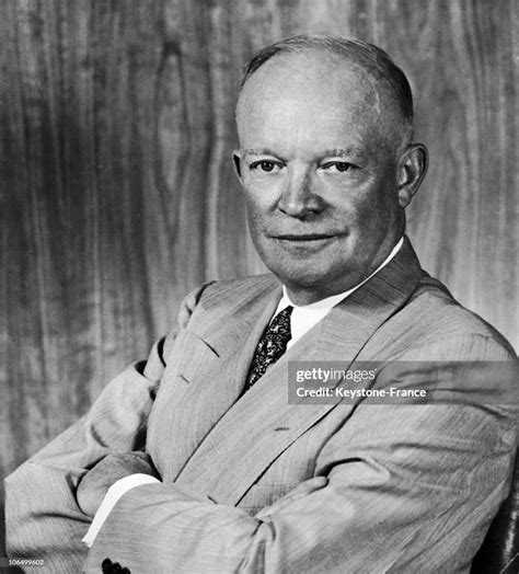 Official Portrait Of General Dwight D Eisenhower Upon His Acceession